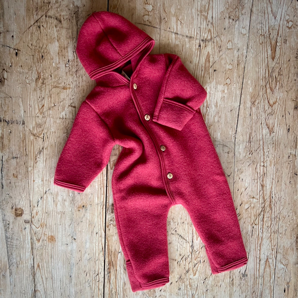 Organic Wool Fleece Onesie - Jasper – The Little Wooden Peg
