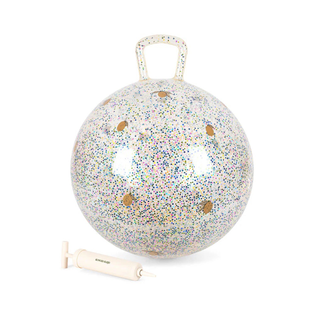 GLITTER JUMP BALL - LEMON – The Little Wooden Peg
