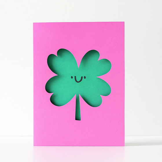 Clover Good Luck (Cut Out) – The Little Wooden Peg