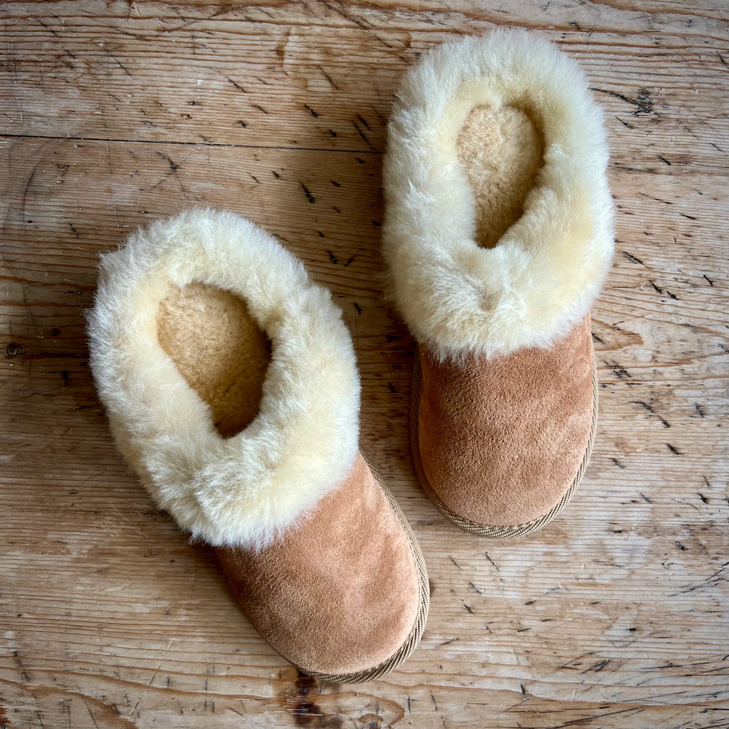 Adult Sheepskin Slippers – The Little Wooden Peg